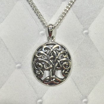Oval Cut Tree of Life Pendant - Scott's Highland Services Inc.